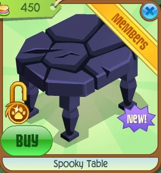 Spooky Table | Animal Jam Classic Wiki | Fandom