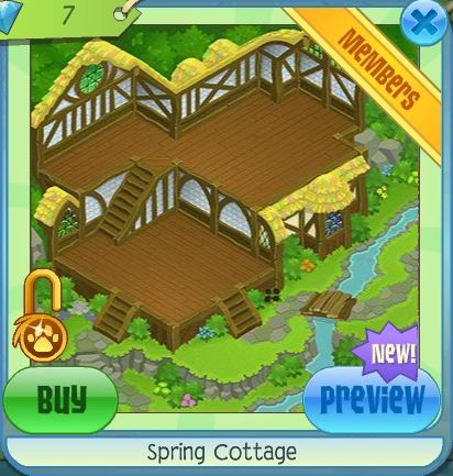 Spring Cottage | Animal Jam Classic Wiki | Fandom