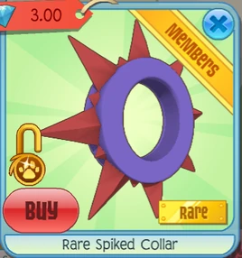 Rare Spiked Collar (2018 Long) | Animal Jam Classic Wiki | Fandom