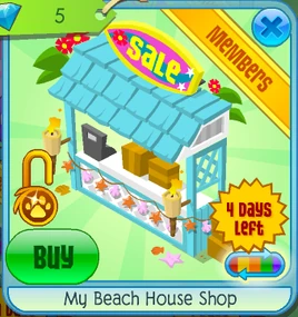 My Beach House Shop | Animal Jam Classic Wiki | Fandom