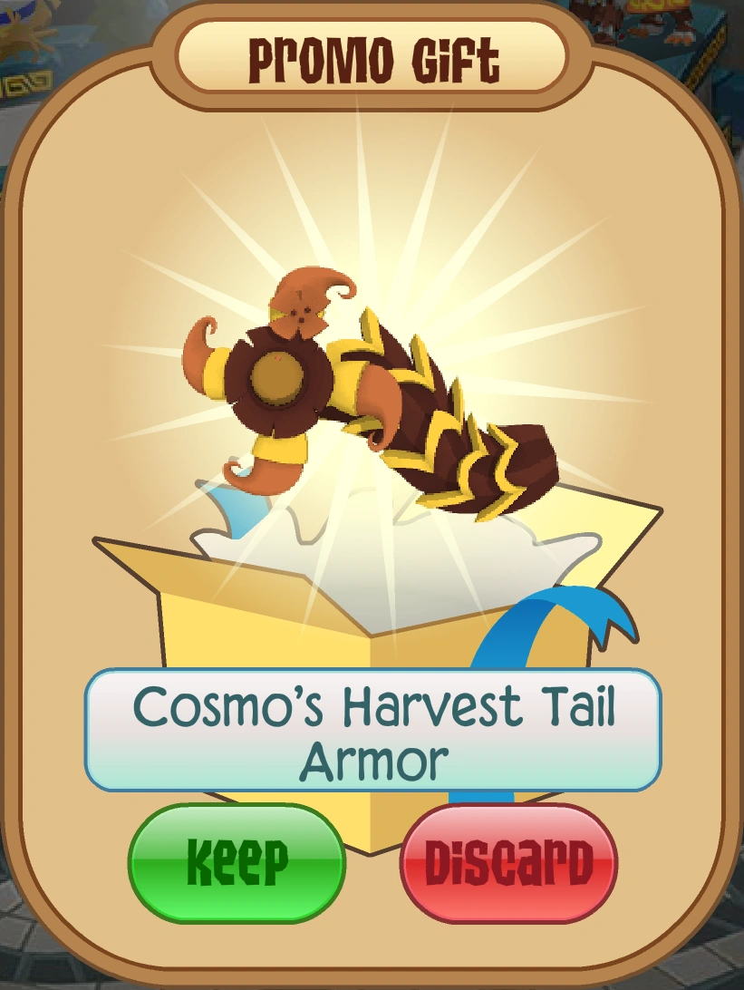 Cosmo's Harvest Tail Armor | Animal Jam Classic Wiki | Fandom