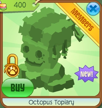 Octopus Topiary | Animal Jam Classic Wiki | Fandom