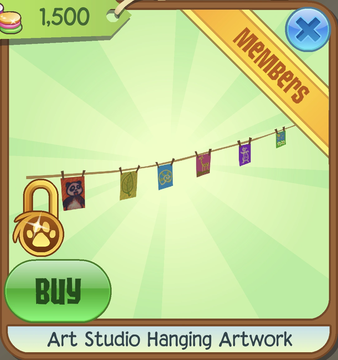 Art Studio Hanging Artwork | Animal Jam Classic Wiki | Fandom