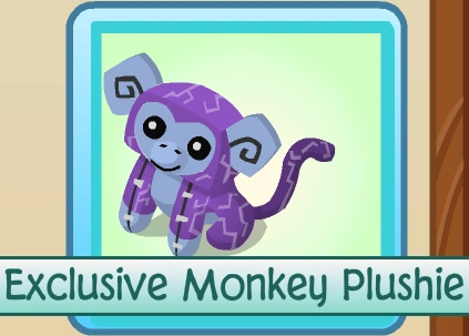 Exclusive Monkey Plushie | Animal Jam Classic Wiki | Fandom