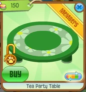 Tea Party Table | Animal Jam Classic Wiki | Fandom