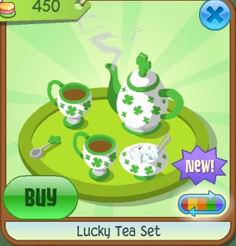 Lucky Tea Set | Animal Jam Classic Wiki | Fandom