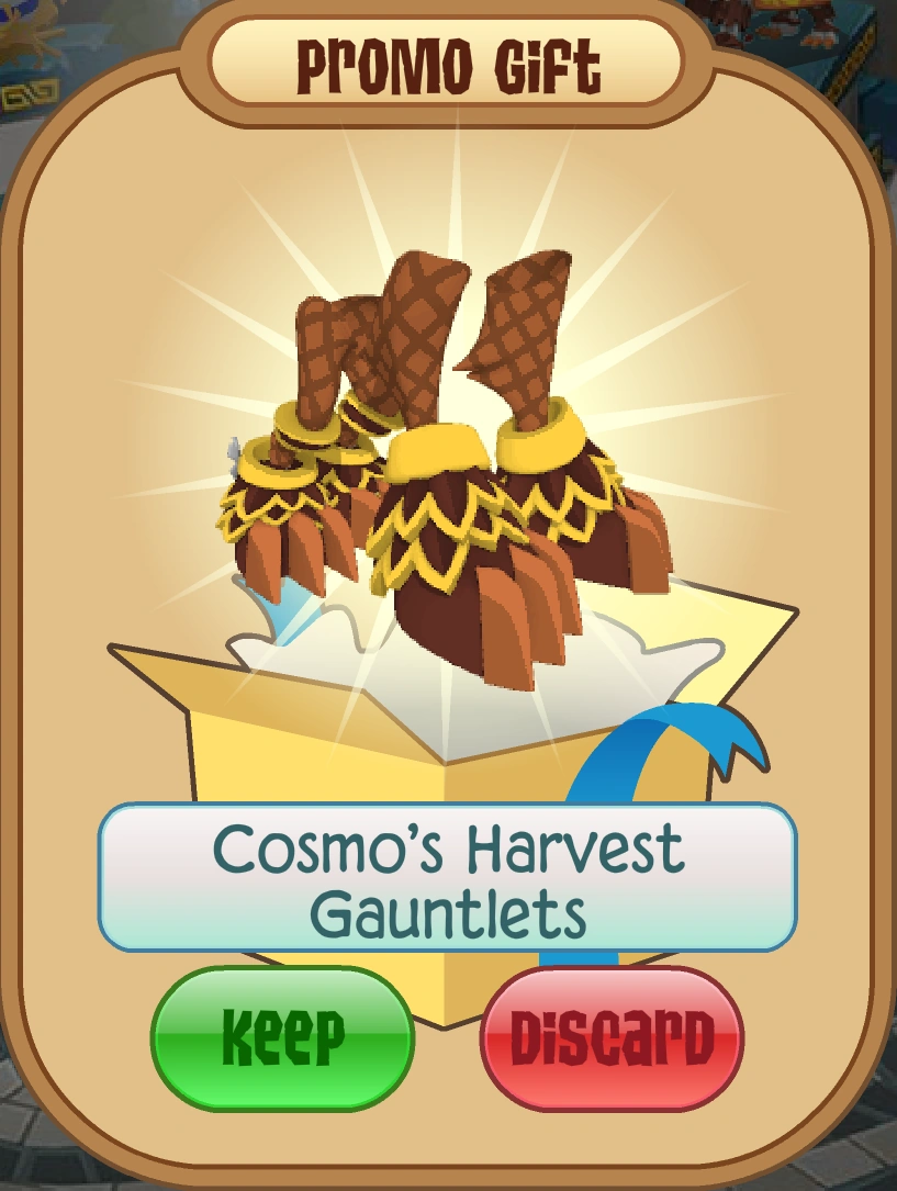 Cosmo's Harvest Gauntlets | Animal Jam Classic Wiki | Fandom