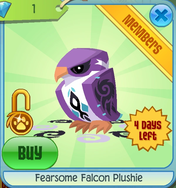 Fearsome Falcon Plushie | Animal Jam Classic Wiki | Fandom