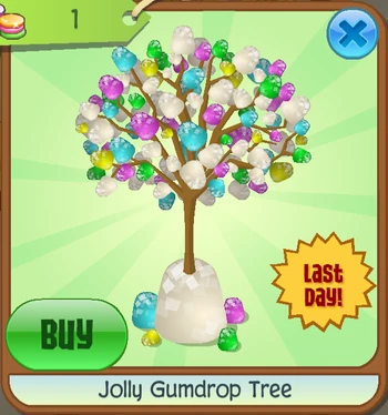 Jolly Gumdrop Tree (Non-Member) | Animal Jam Classic Wiki | Fandom