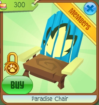 Paradise Chair | Animal Jam Classic Wiki | Fandom