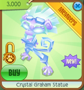 Crystal Graham Statue | Animal Jam Classic Wiki | Fandom