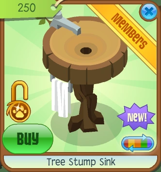 Tree Stump Sink | Animal Jam Classic Wiki | Fandom