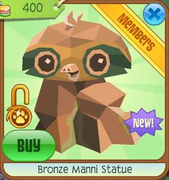 Bronze Manni Statue | Animal Jam Classic Wiki | Fandom