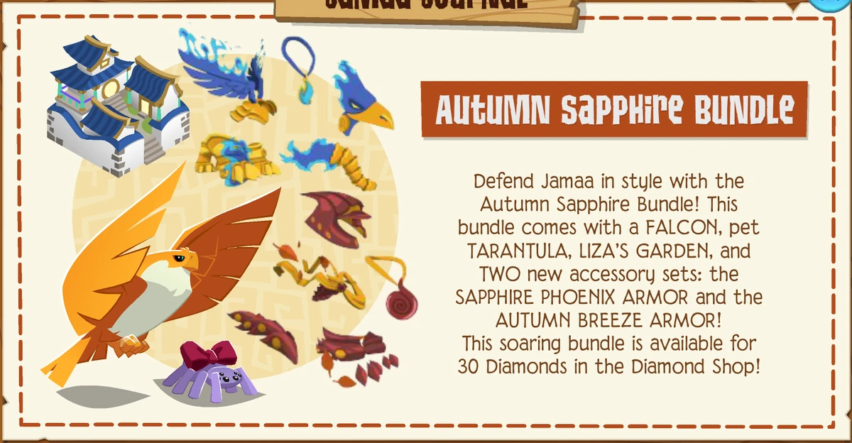 Autumn Sapphire Bundle | Animal Jam Classic Wiki | Fandom