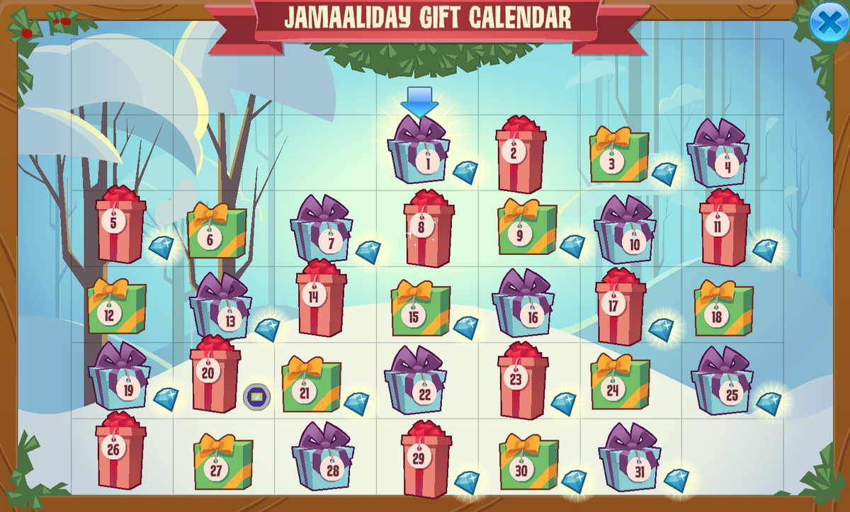 Jamaaliday Gift Calendar/2021 | Animal Jam Classic Wiki | Fandom