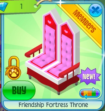 Friendship Fortress Throne | Animal Jam Classic Wiki | Fandom