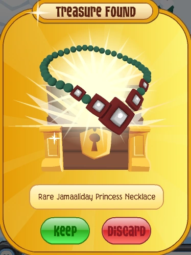 Rare Jamaaliday Princess Necklace | Animal Jam Classic Wiki | Fandom