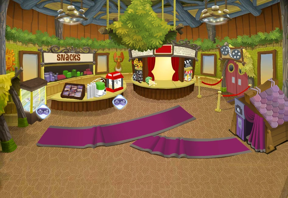 Theater Lobby | Animal Jam Classic Wiki | Fandom