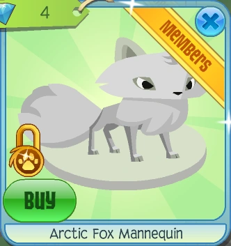 Arctic Fox Mannequin | Animal Jam Classic Wiki | Fandom