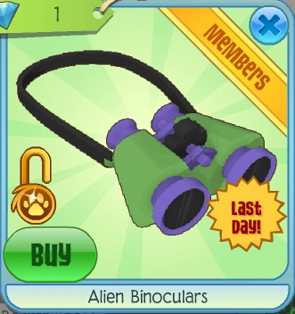 Alien Binoculars | Animal Jam Classic Wiki | Fandom