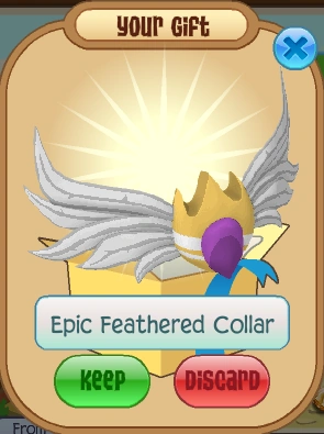 Epic Feathered Collar | Animal Jam Classic Wiki | Fandom