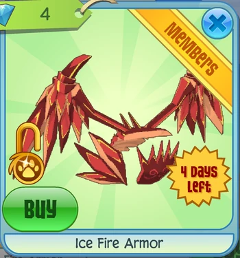 Ice Fire Armor | Animal Jam Classic Wiki | Fandom
