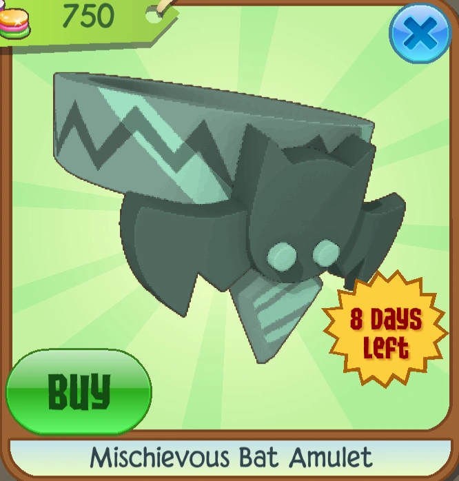 Mischievous Bat Amulet | Animal Jam Classic Wiki | Fandom