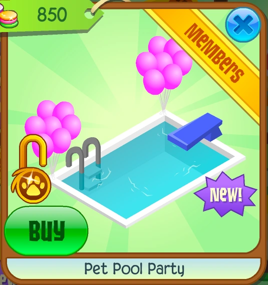 Pet Pool Party | Animal Jam Classic Wiki | Fandom