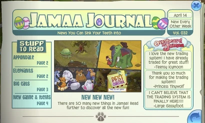 Jamaa Journal | Animal Jam Lovers Wiki | Fandom