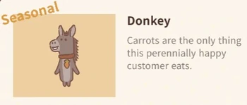 Donkey | Animal Restaurant Wiki | Fandom