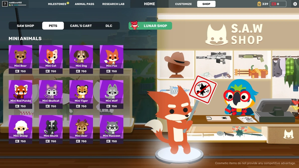 Питомцы — Super Animal Royale Wiki