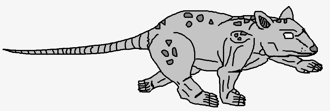 Deadskin the Opossum | Animals Turned Into Stone Wiki | Fandom