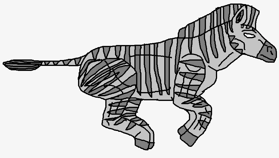 Zebranos the Zebra | Animals Turned Into Stone Wiki | Fandom