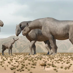 asiatic extinct animals