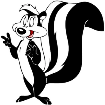 how to draw pepe le pew step by step