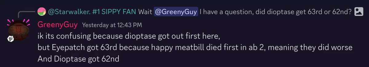 Elimination Table | Animatic Battle Wiki | Fandom