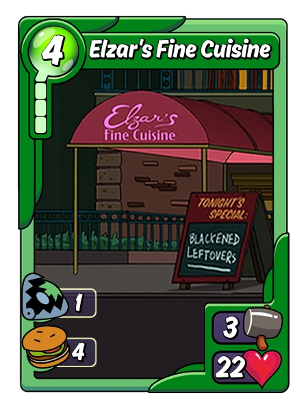 Elzar's Fine Cuisine | Animation Throwdown Wikia | Fandom