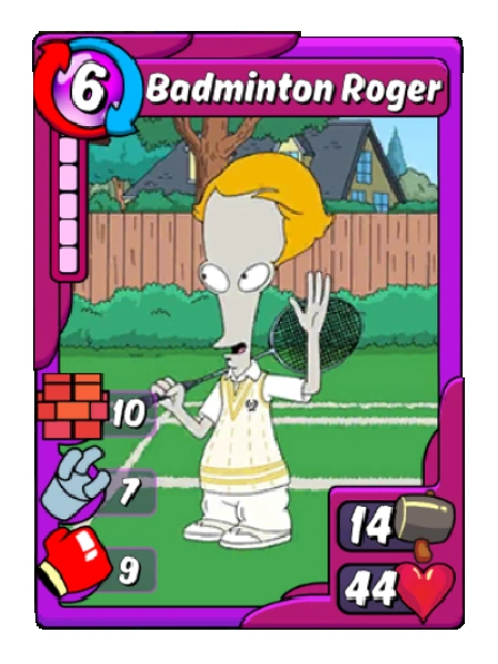 Badminton Roger | Animation Throwdown Wikia | Fandom