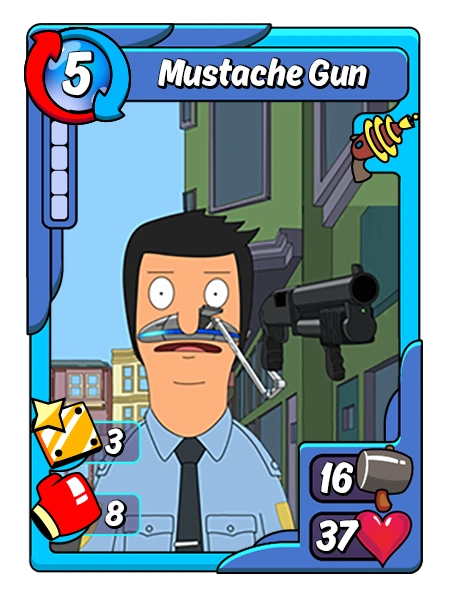 Mustache-Gun | Animation Throwdown Wikia | Fandom