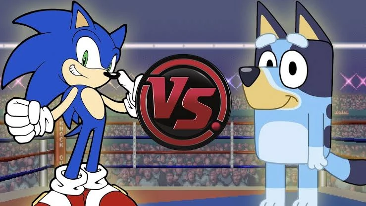 Sonic the Hedgehog vs Bluey (Cartoon Rap Battle) | AnimationRewind ...