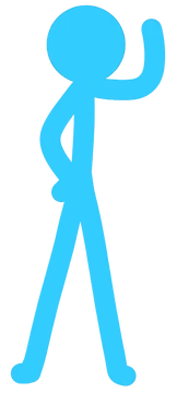 Green Stick Figure