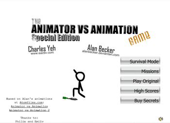 Animator vs. Animation Game: Special Edition | Animator vs. Animation Wiki | Fandom