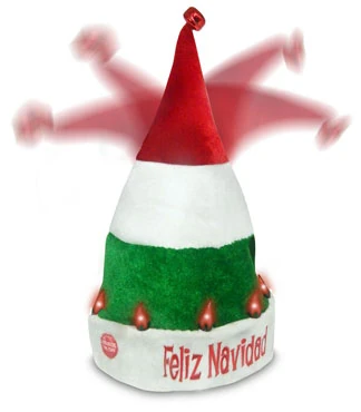 Feliz Navidad Dancing Light-Up Hat | Animatronic Wiki | Fandom