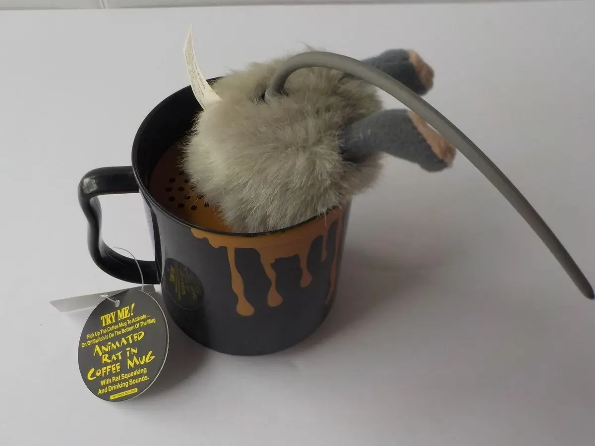Animated Rat In Coffee Mug | Animatronics Wiki | Fandom