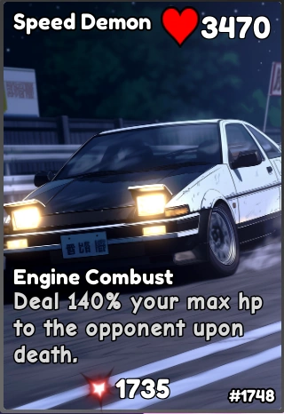 Speed Demon | Anime Card Battle Official Wiki | Fandom