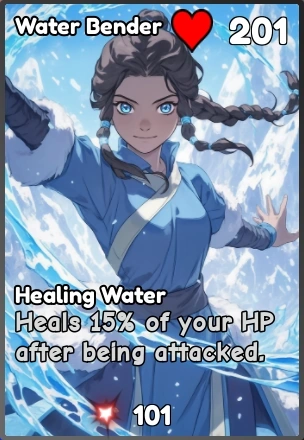 Water Bender | Anime Card Battle Official Wiki | Fandom