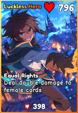 Luckless Hero | Anime Card Battle Wiki | Fandom