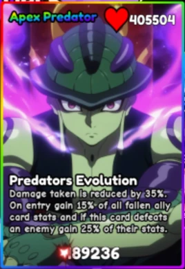 Apex Predator | Anime Card Battle Wiki | Fandom
