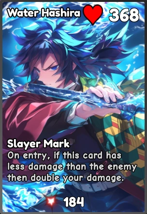 Water Hashira | Anime Card Battle Wiki | Fandom