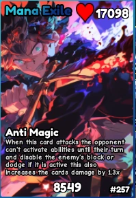 Mana Exile | Anime Card Battle Wiki | Fandom